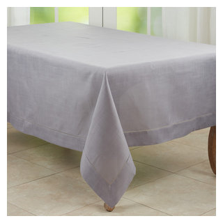 Tablecloth With Hemstitched Border Design, 70"x160" - Transitional ...