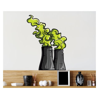 Nuclear Radiation Vinyl Wall Decal NuclearRadiationUScolor001, 10 in ...
