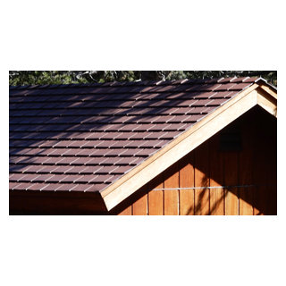 California home with Sierra Steel Tiles Cor-ten (corten) weathering ...