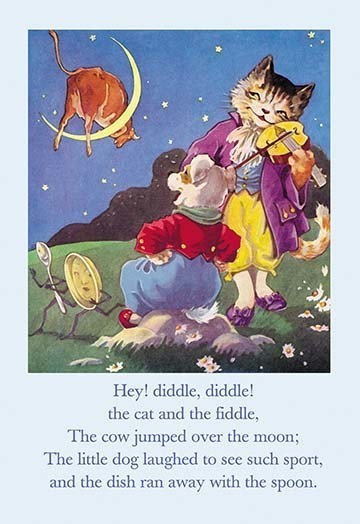 Hey! Diddle, Diddle!, 20" x 30" - Traditional - Prints And Posters - by ...
