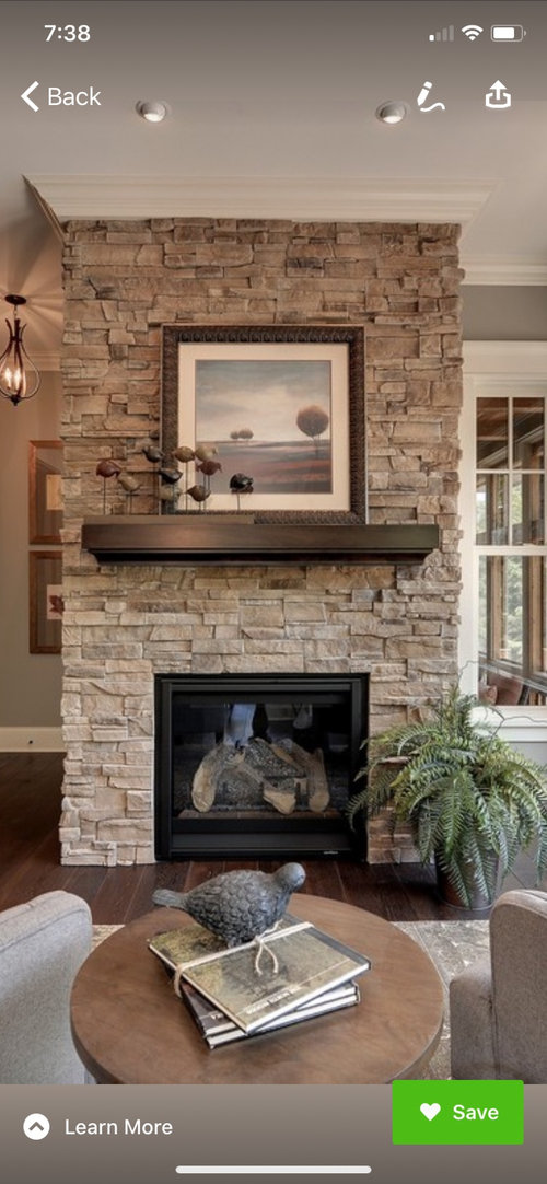 fireplace mantle height