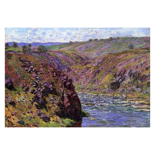Claude Oscar Monet Valley of the Creuse Sunlight Effect Wall Decal ...