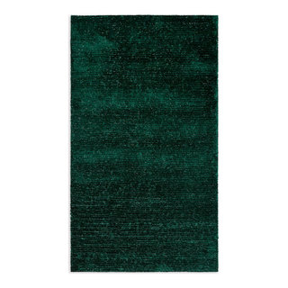 8" x 10" Teal Modern Shimmery Area Rug - Contemporary - Area Rugs - by ...