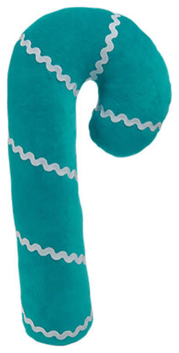 December Diamonds North Pole Sweet Shoppe 16" Turquoise Fabric Candy ...