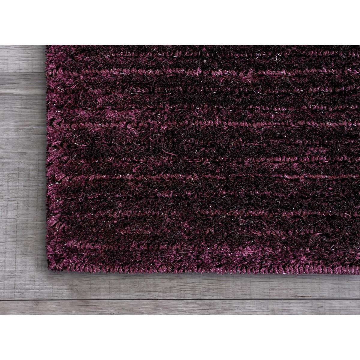 8" x 10" Resin Purple Modern Shimmery Area Rug - Contemporary - Area ...