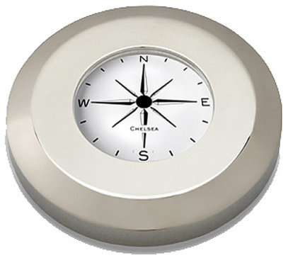 Chelsea Chart Weight Compass in Nickel - Beach Style - Decorative ...