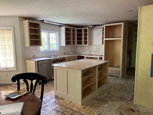 Counter Overhang in Small Kitchen