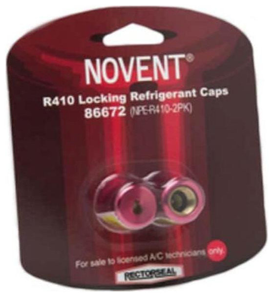 Rectorseal 86672 Novent R-410A 5/16" Thread Pink Cap - 2 Pack - Heating ...