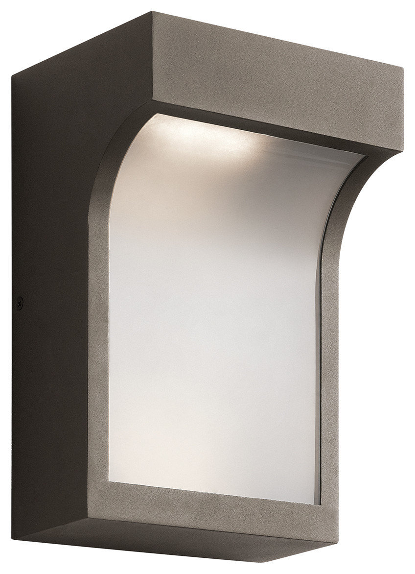 Shelby 11" 2 LED Medium Outdoor Wall Mount, Textured Architectural ...