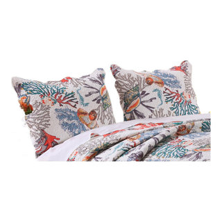 Greenland Atlantis King Sham - Beach Style - Pillowcases And Shams - by ...
