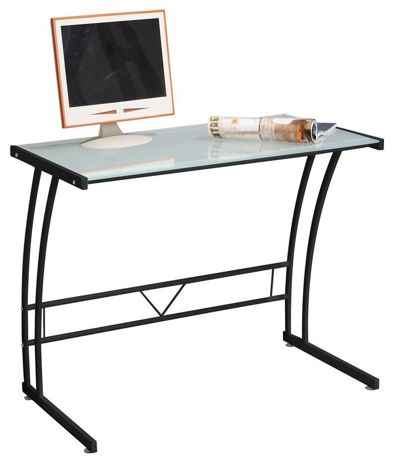 LumiSource Sigma Desk in Black - Contemporary - Desks And Hutches - by ...