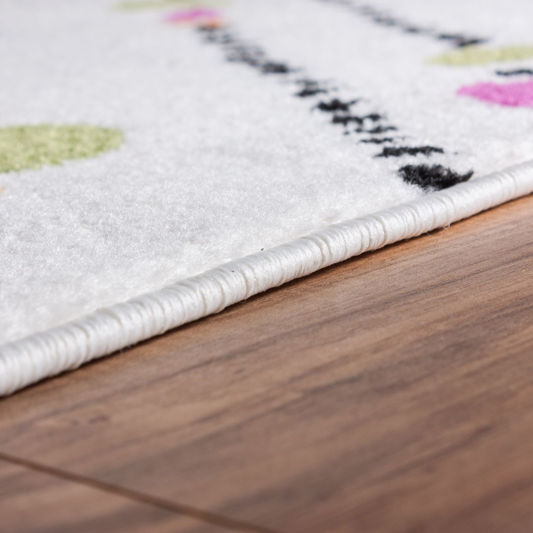 Well Woven Star Bright White Area Rug, 5'x7' - Contemporary - Kids Rugs ...