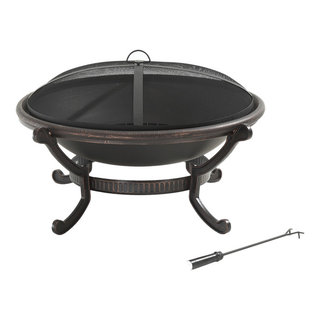 Ashland Firepit - Traditional - Fire Pits - by Homesquare | Houzz