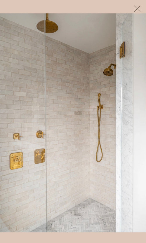 Can you mix warm Zellige tile with cararra marble? | Houzz Forum