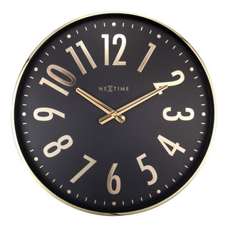 Alchemy 16" Metal Wall Clock - Contemporary - Wall Clocks - by Unek ...
