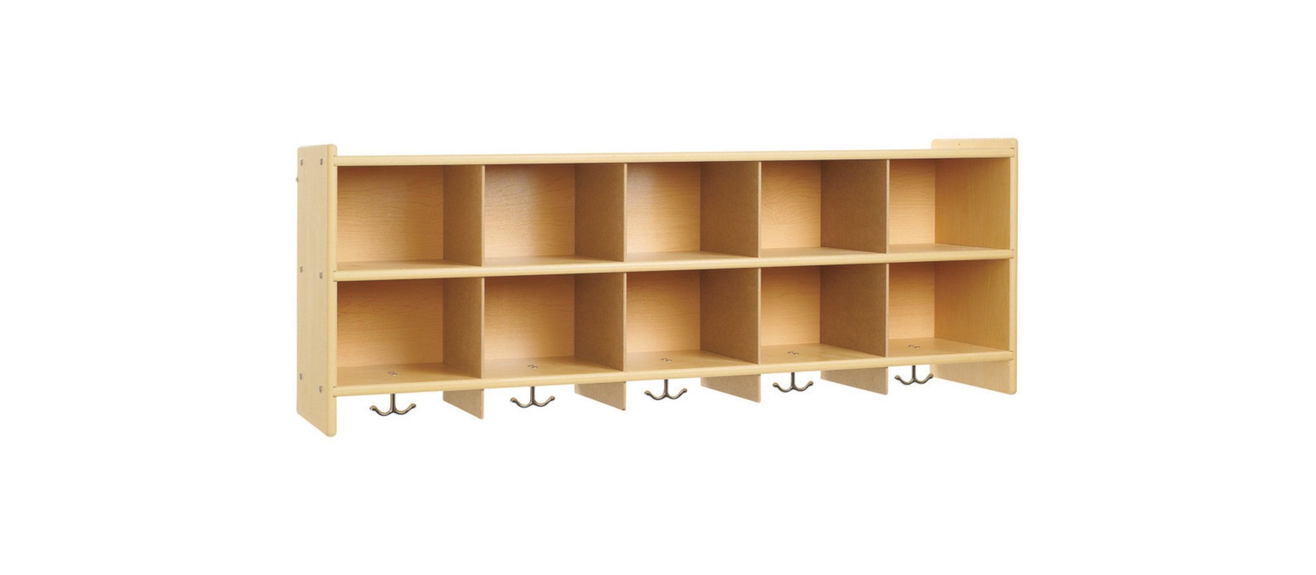 Versatile Preschool Locker, 10-Section Wall - Contemporary - Toy ...