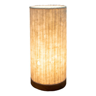 Paper Cylinder Lamp Table Lines - Transitional - Table Lamps - by ...