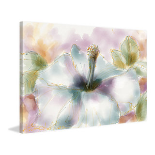 Marmont Hill, "Pastel Hibiscus" by Arthur Pina Painting Print on ...