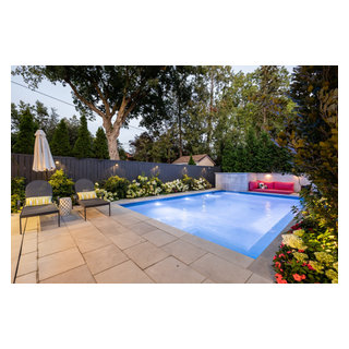 A Smallish Backyard with Personality - Contemporary - Pool - Toronto ...