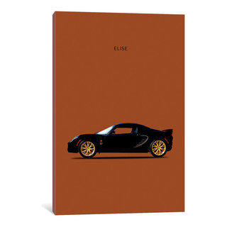 "Lotus Elise Type 72-D" by Mark Rogan, Canvas Print, 18x12x1.5 ...