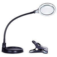 Brightech LightView Pro Flex Magnifying Lamp - 2 in 1 Clamp Table ...