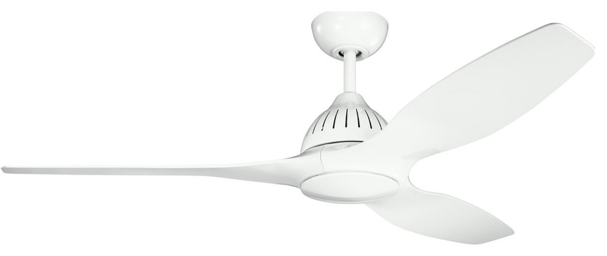 Jace 1 Light 60" Indoor Ceiling Fan, White, White - Transitional ...