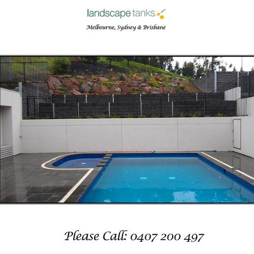 Retaining Walls, Garden Beds & Water Tanks ALL IN ONE - Brilliant ...