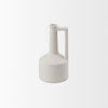 Burton Off-White Ceramic Jug Style Vase, 11" - Transitional - Vases ...