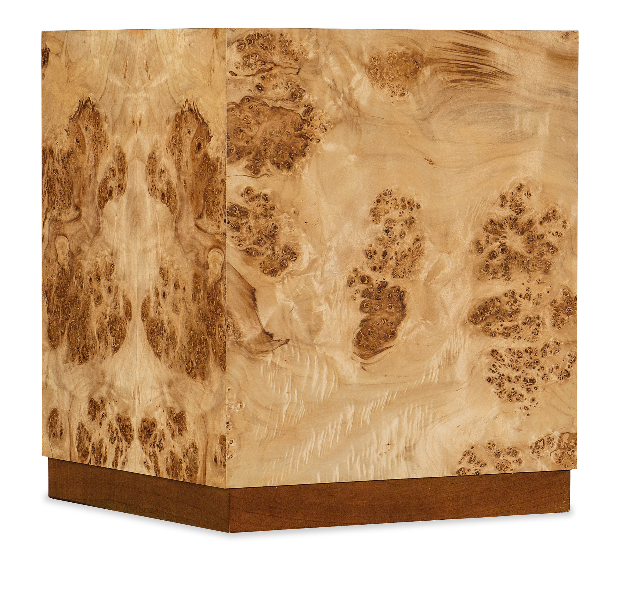 Auberon Burl Side Table - Contemporary - Side Tables And End Tables - by Hooker Furniture | Houzz