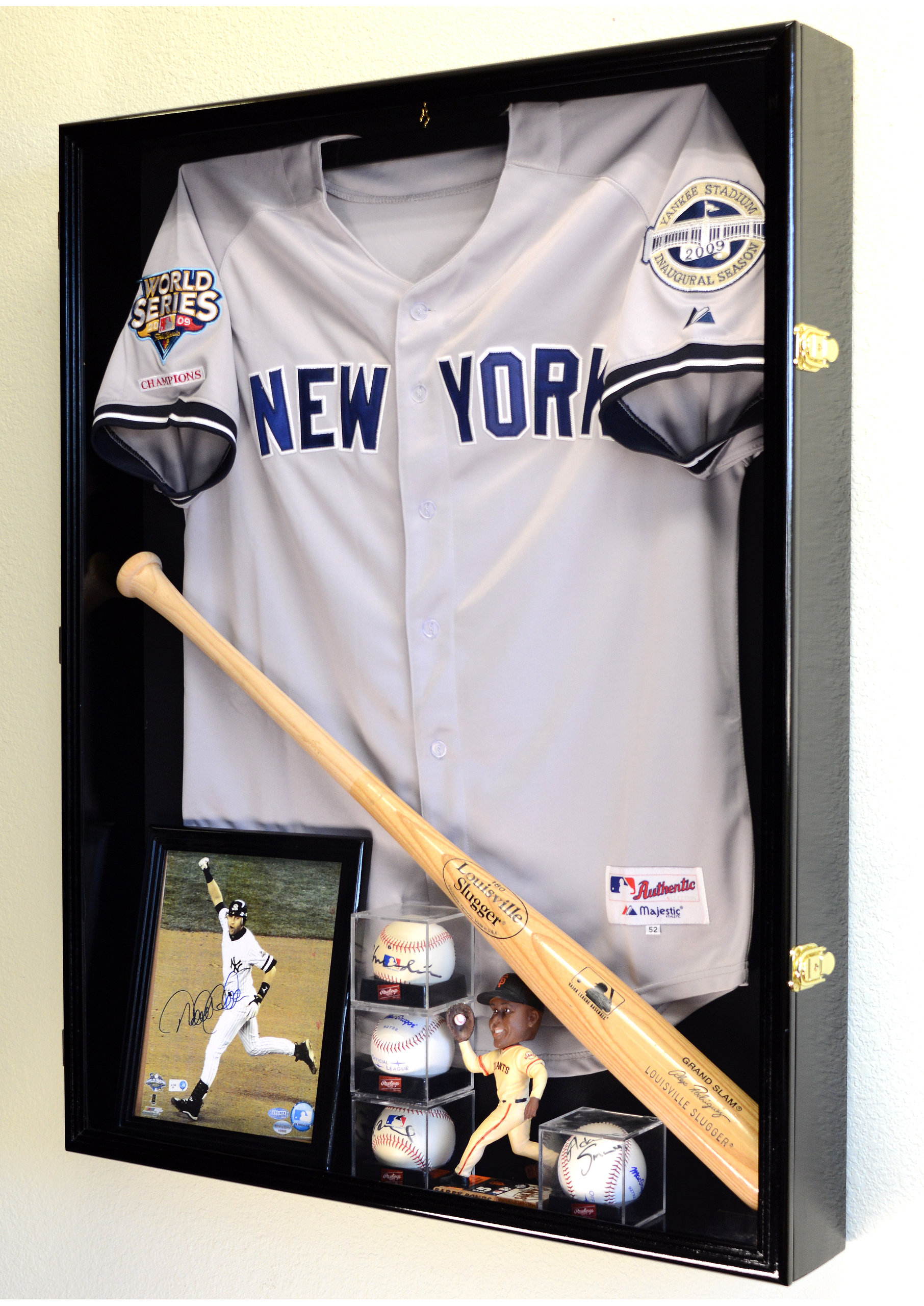 Extra Deep Jersey, Shadow Box Display Case With 98% UV - Contemporary ...