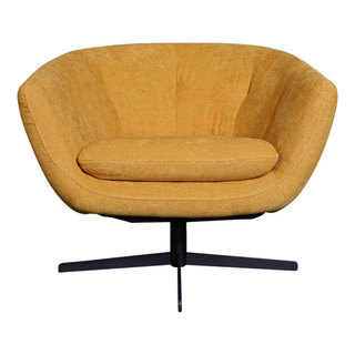 Allison Fabric Swivel Chair Midcentury Armchairs And Accent Chairs by Moroni Houzz