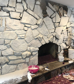 Stucco or Plaster over river rock | Houzz Forum