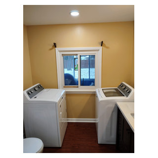 Bathroom/Laundry Room Combination Project - Traditional - Laundry Room ...