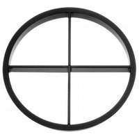 2" Diameter Cross Louver Filter, Brushed Nickel - Lighting Hardware ...