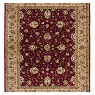 Majesty Red/Brown Area Rug MAJ4782-4015, 7' 9" x 9' 9" - Traditional ...