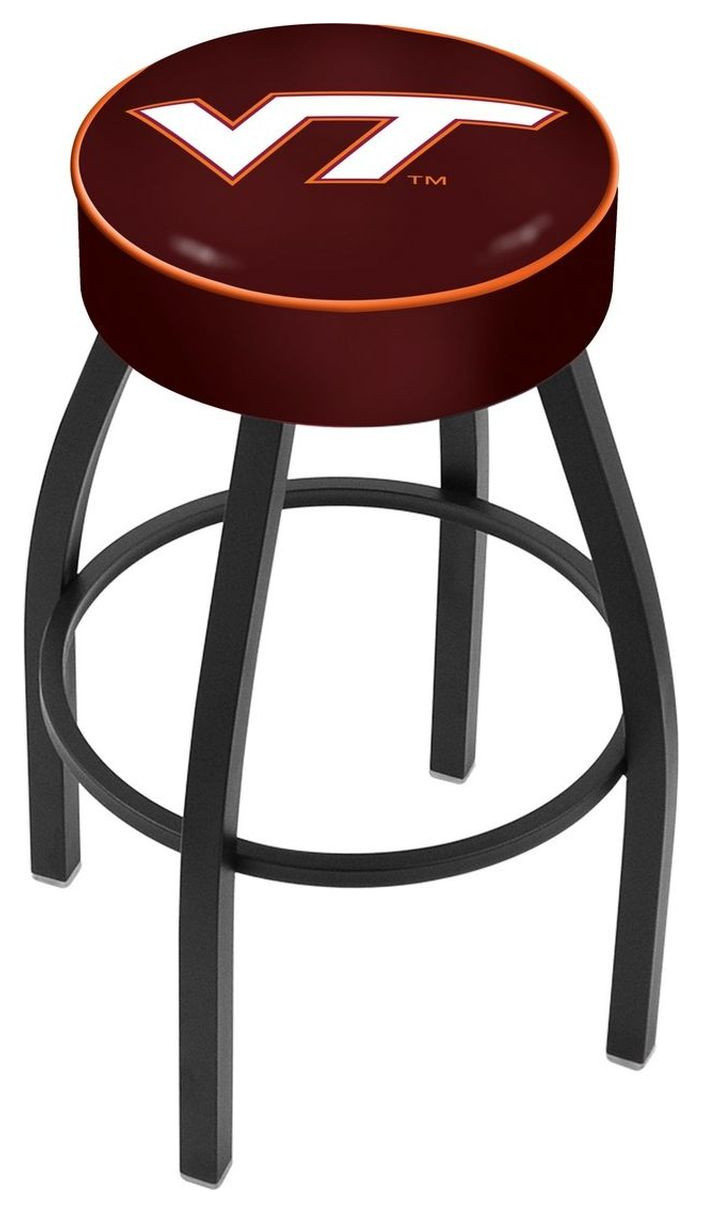 Holland L8B1 Virginia Tech 25" Swivel Counter Stool - Black ...