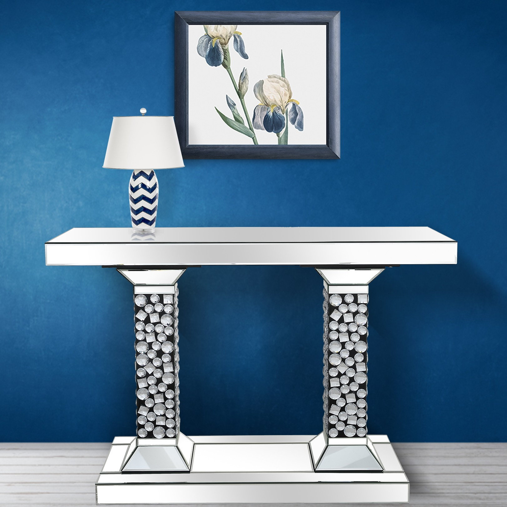 Beaded Pestestal Console Table - Contemporary - Console Tables - by ...