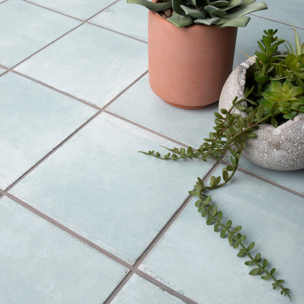 Barcelona Ocean Porcelain Floor and Wall Tile, Sample - Farmhouse ...