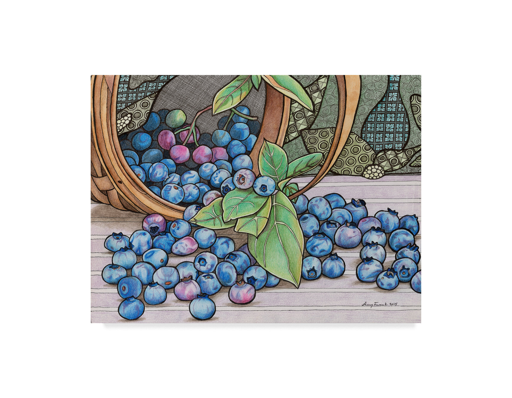 Amy Frank 'The Meaning Of Blue' Canvas Art, 14"x19" - Farmhouse ...