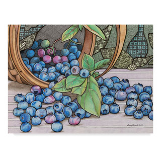 Amy Frank 'The Meaning Of Blue' Canvas Art, 14"x19" - Farmhouse ...