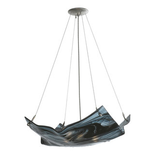 26W Metro Noir Swirl Inverted Pendant - Contemporary - Pendant Lighting ...