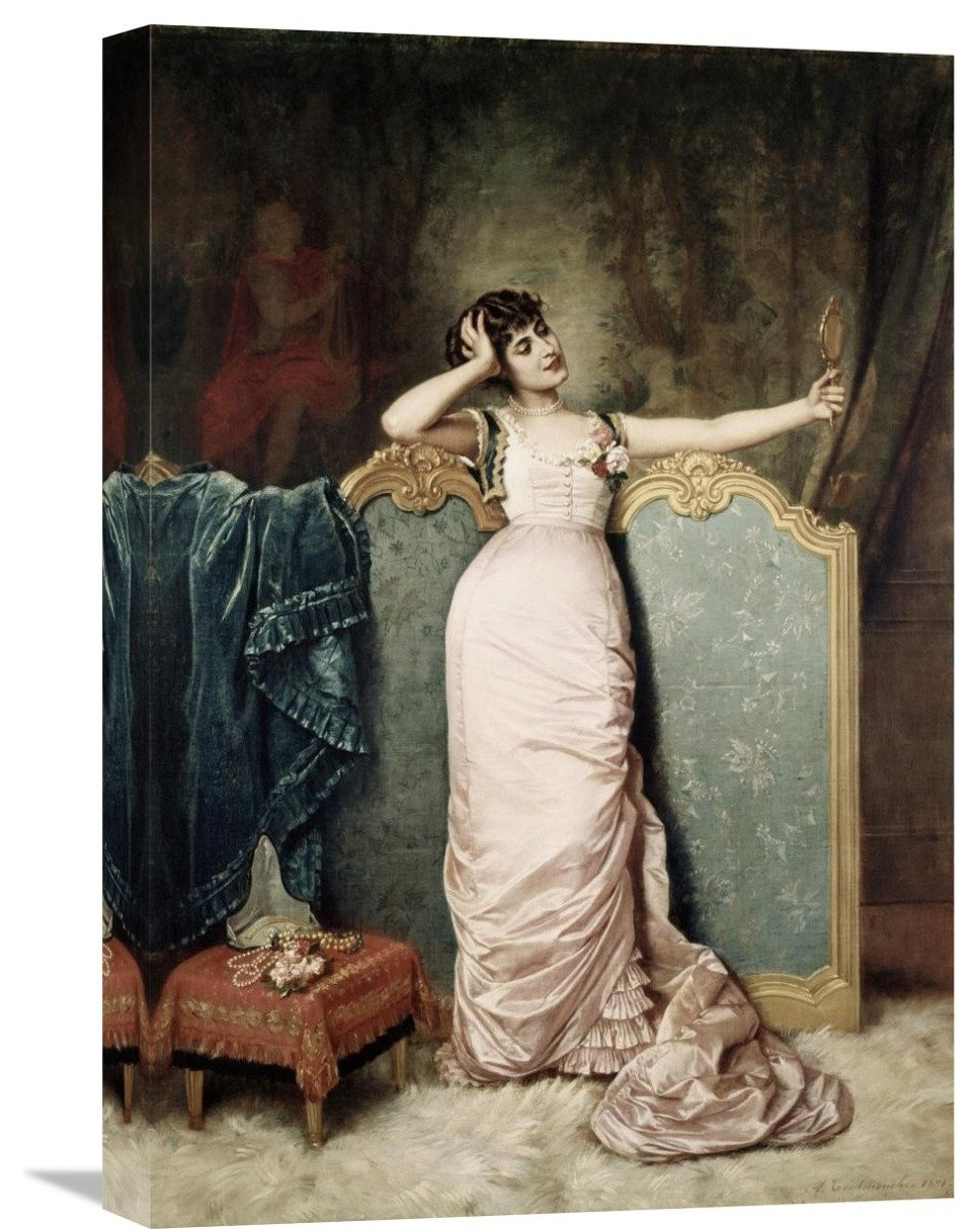 "Admiring Herself" Artwork, 15" x 22", 15.278" x 22" - Traditional - Prints And Posters - by ...