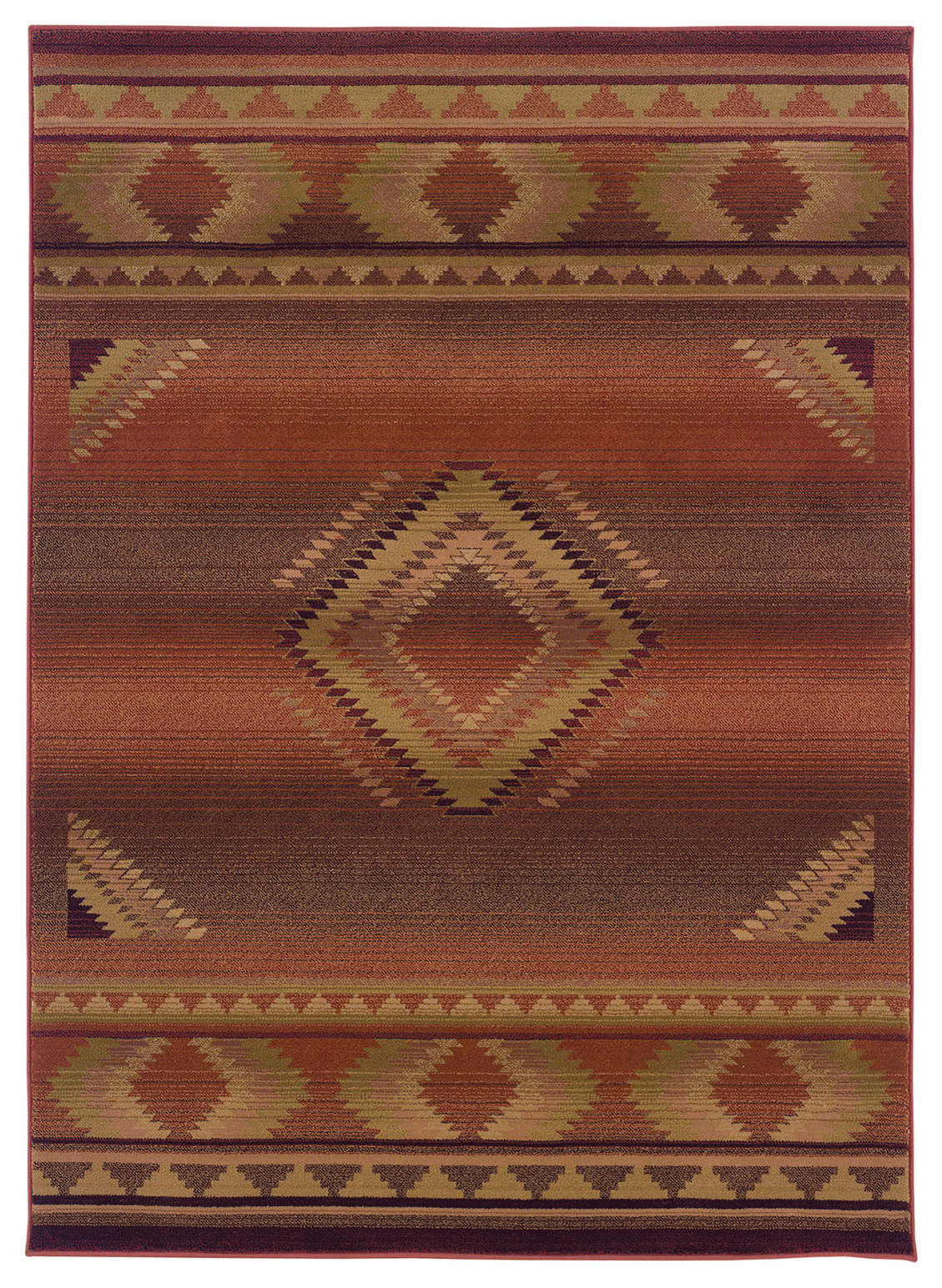 Oriental Weavers Sphinx Generations Casual Red Rug, 4'x5'9 ...