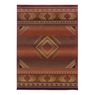 Oriental Weavers Sphinx Generations Casual Red Rug, 4'x5'9 ...