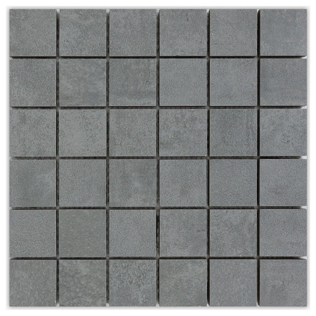 Ark Silver Matte 2x2 Porcelain Mosaic, 11.75X11.75 - Traditional ...