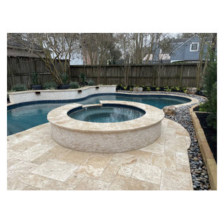 Rice Village Pool & Landscape - Traditional - Pool - Houston - by Sage ...