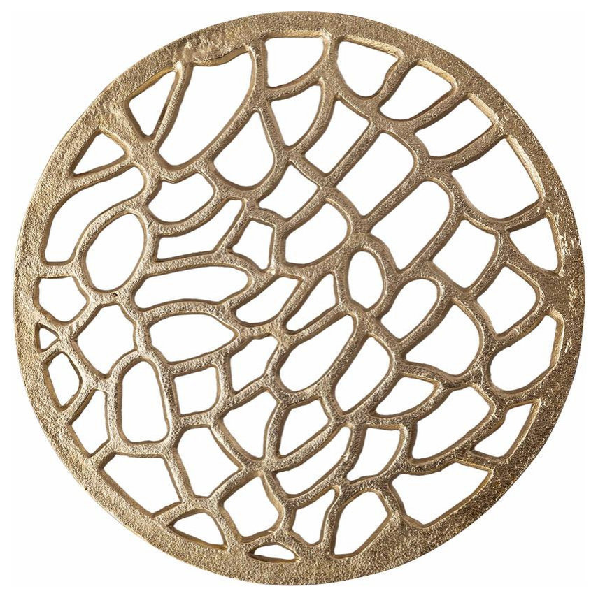Sophia Gold Side Table - Contemporary - Side Tables And End Tables - by ...