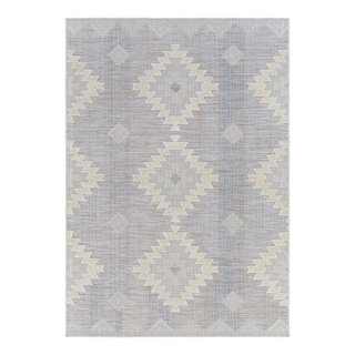 Murcia MUC-2303 Indoor/Outdoor Area Rug, 5'3 x 7' - Southwestern ...