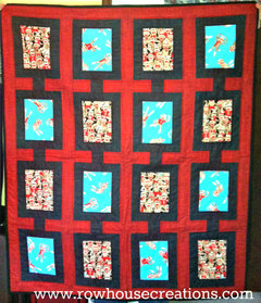 Quilt pattern for focus fabric