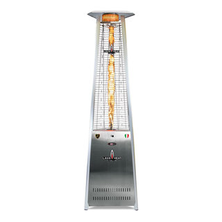 Lava Heat LP 2G PRO Triangle Flame Tower Heater Stainless Steel ...